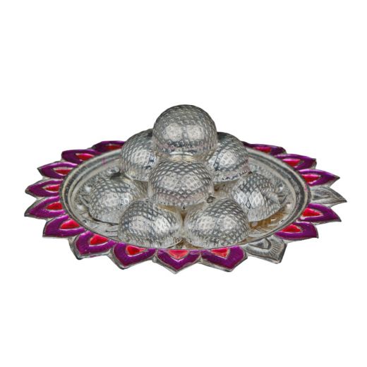 Pooja Set - Silver